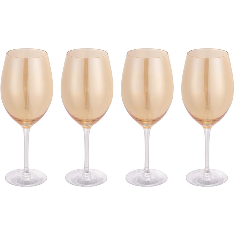 Set de 4 Copas Vino Tinto Ámbar 460 ml | Sodimac - Falabella