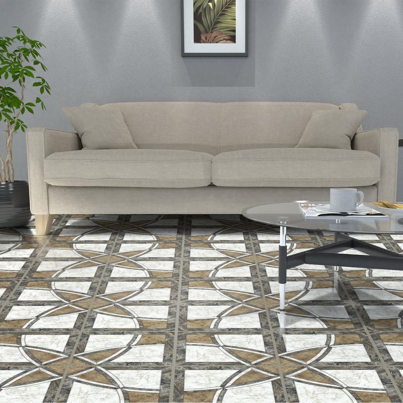 Cerámica 33x33 cm Coimbra Cobre Multicolor 1.96 m2 | Sodimac - Falabella