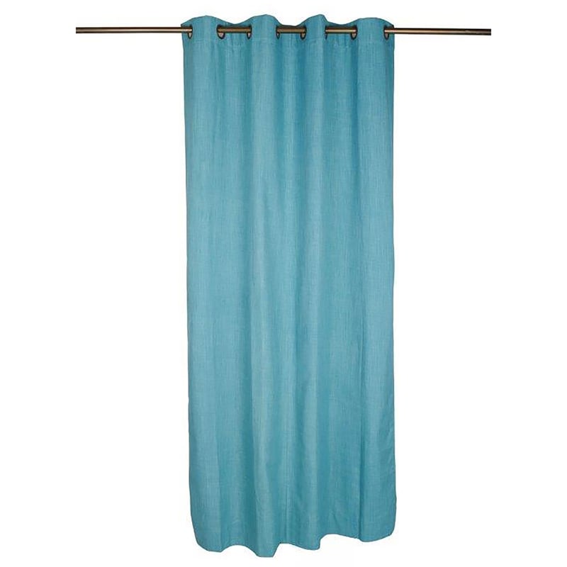 Cortina Tela 140x225 cm Turquesa | Sodimac - Falabella