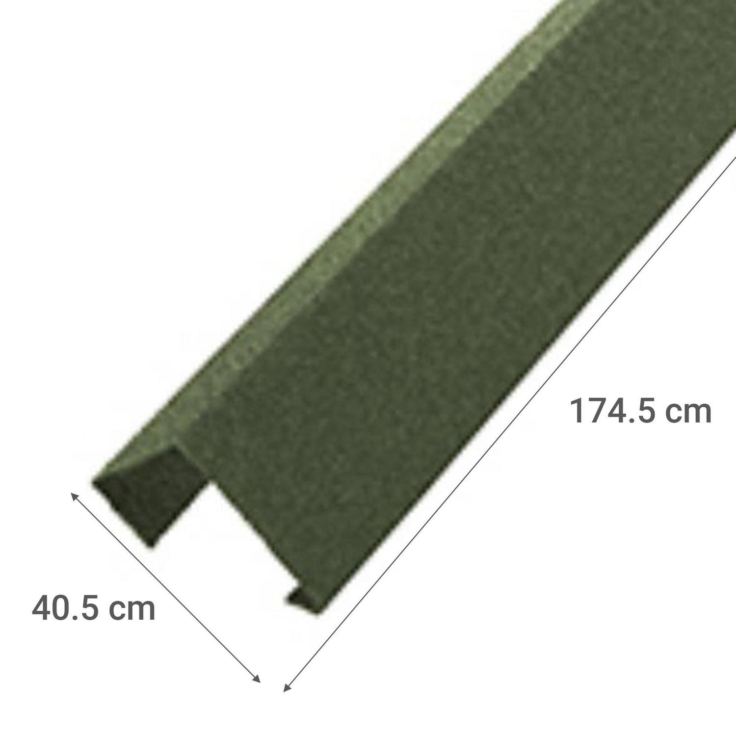 Tapacanto Gravillado Inppatex Acero 0.405x1.745 m 0.30 mm Verde/Negro ...