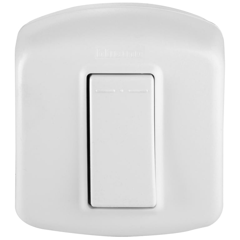 Interruptor Simple (9/12) Sobrepuesto 10A Blanco | Sodimac - Falabella