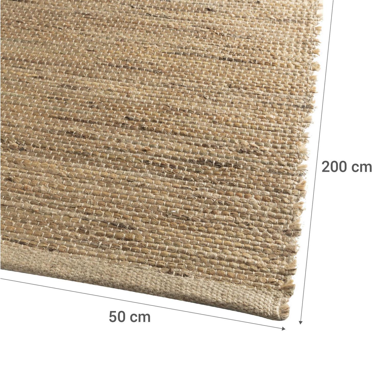 Pasillo Jacinto Fibras 50x200 cm Café | Sodimac - Falabella