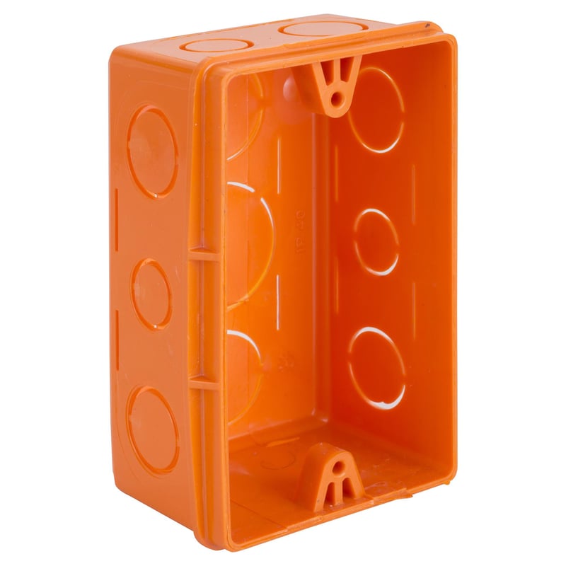 Caja de distribución embutida 16x20x25 mm PVC | Sodimac - Falabella