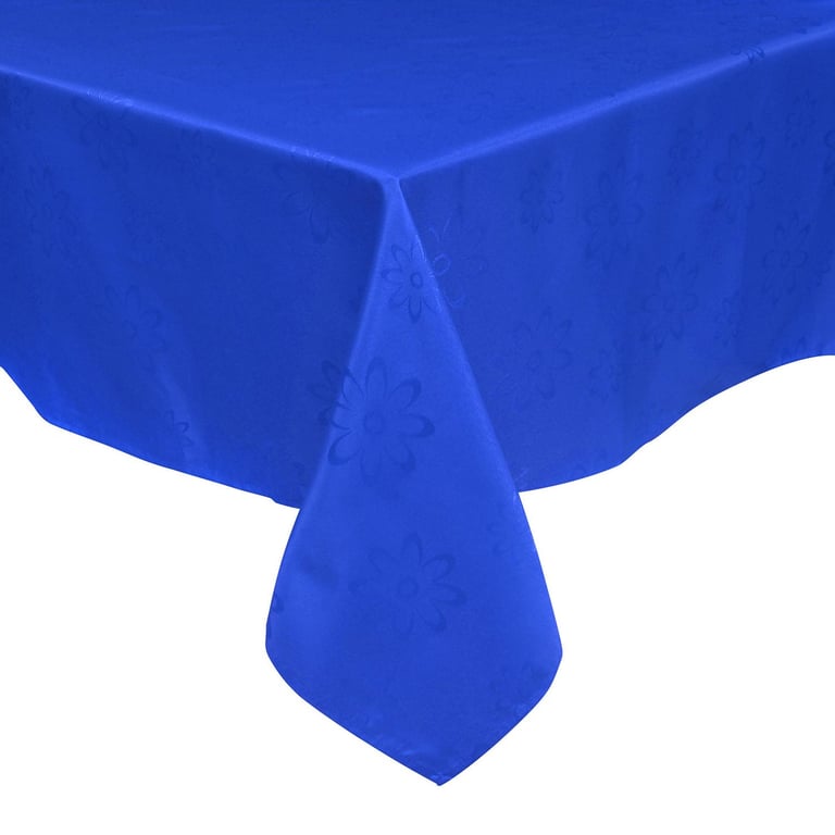 Mantel Agatha 180x180 cm azul cuadrado poliéster | Sodimac Chile