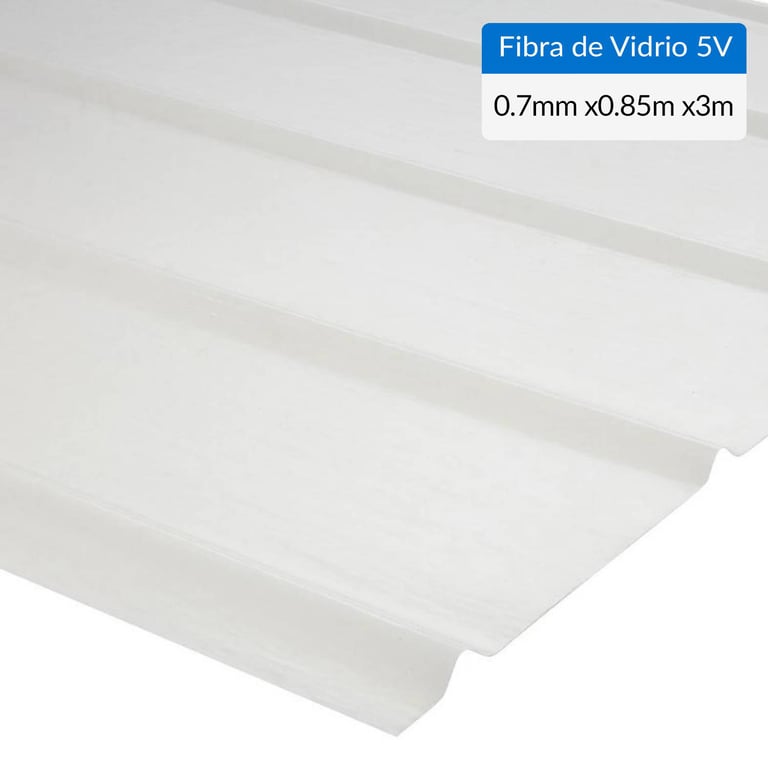 Plancha fibra de vidrio premium ondulada luz difusor 0.7mmx0.85mx3.0m ...