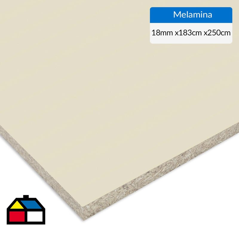 Melamina Almendra 18 mm 183x250 cm | Sodimac - Falabella