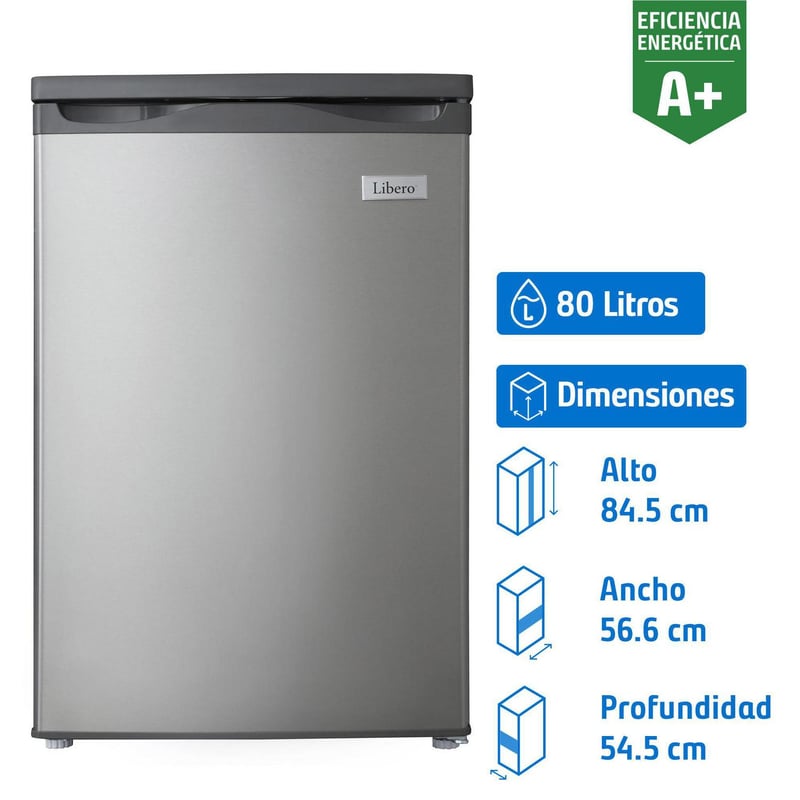 Freezer Vertical 80 Litros Inox LFV-100I | Sodimac - Falabella