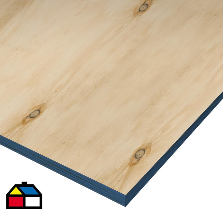 Terciado Estructural Pino 15 mm 120x240 cm | Sodimac - Falabella