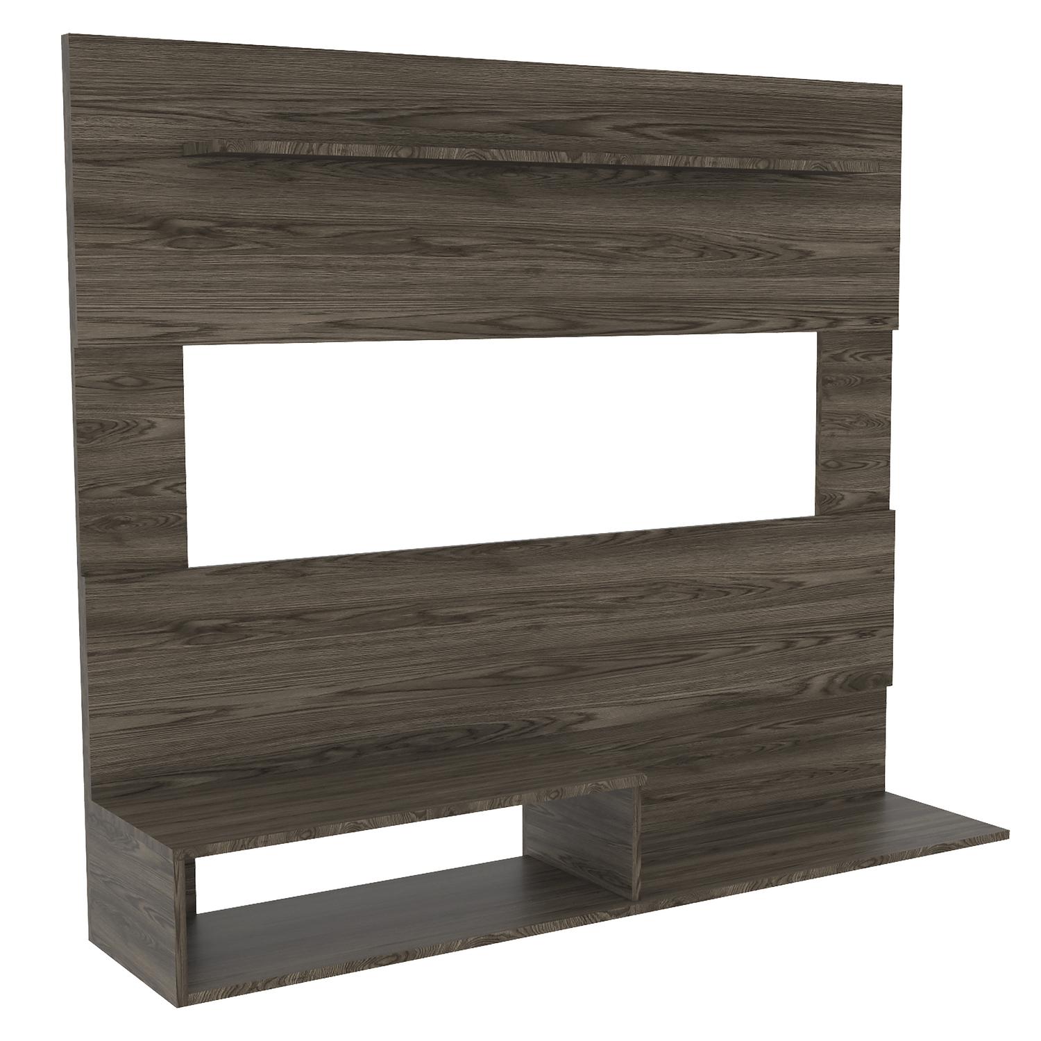 Panel TV 55" + bar coñac | Sodimac - Falabella