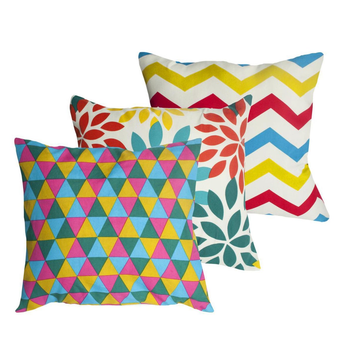 Pack 2 cojines 40x40 cm diseño colores surtidos | Sodimac - Falabella