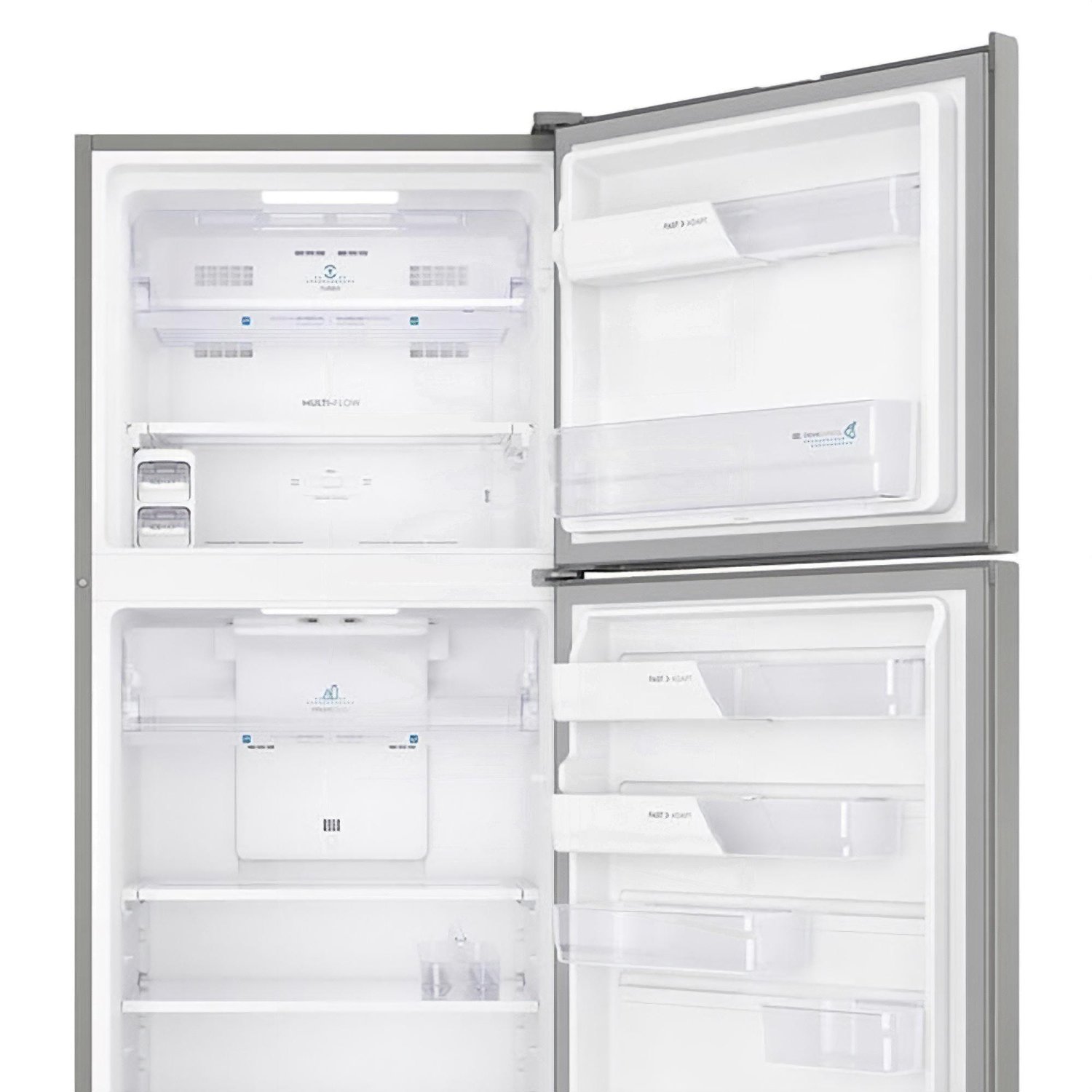 Refrigerador Top Freezer No Frost 474 Litros Inox DF56S | Sodimac - Falabella