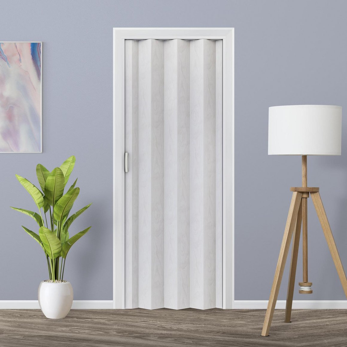 Puerta plegable Facil blanca 81 cm | Sodimac - Falabella