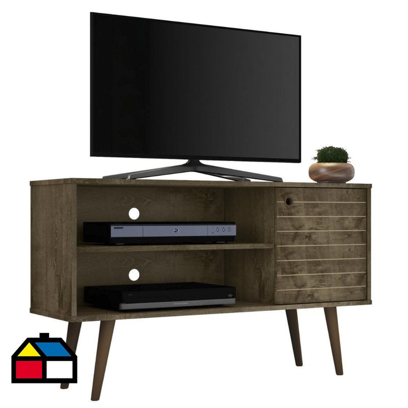 Rack tv 42" jade rústico 66x108x36 cm | Sodimac - Falabella