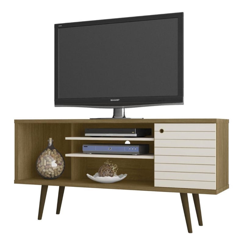 Rack tv 55" safira canela 68x135x36 cm | Sodimac - Falabella