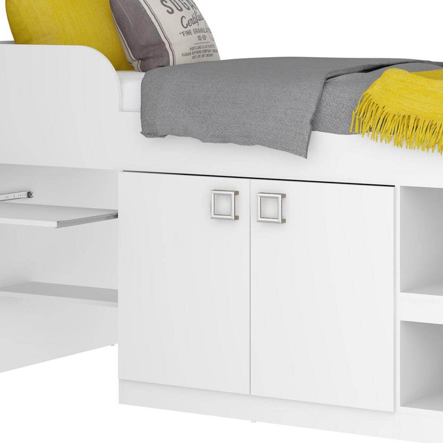 Cama multifuncional 195x193x84 cm blanca | Sodimac - Falabella