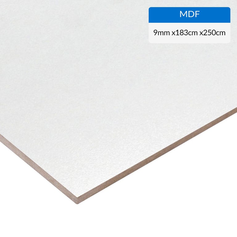 MDF Melamínico Blanco 9 mm 183x250 cm | Sodimac - Falabella