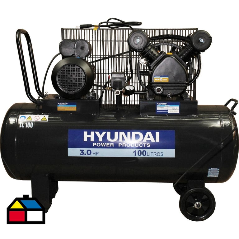 Compresor de Aire 3 HP 100 Litros 78HYAC100 | Sodimac - Falabella
