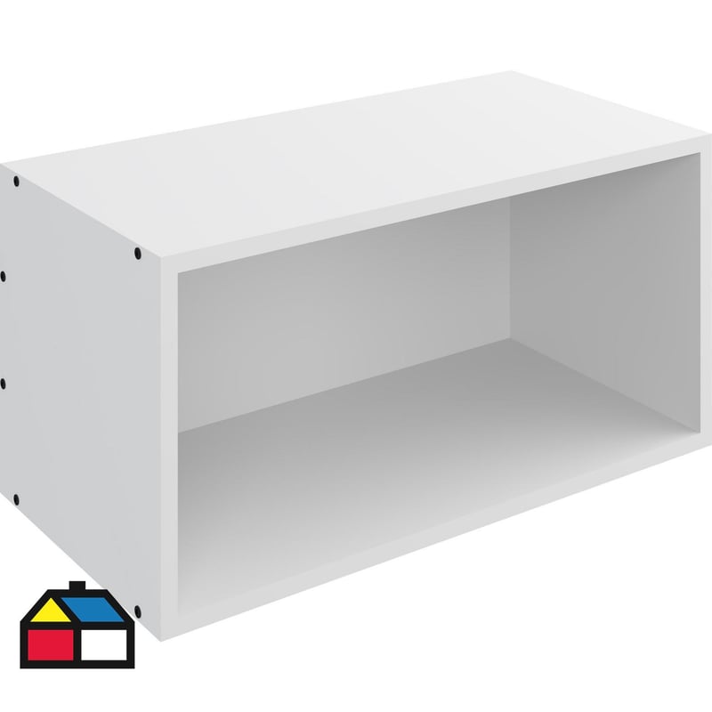 Repisa MDF 1 Nivel(es) 60x30x30 cm Blanco | Sodimac - Falabella