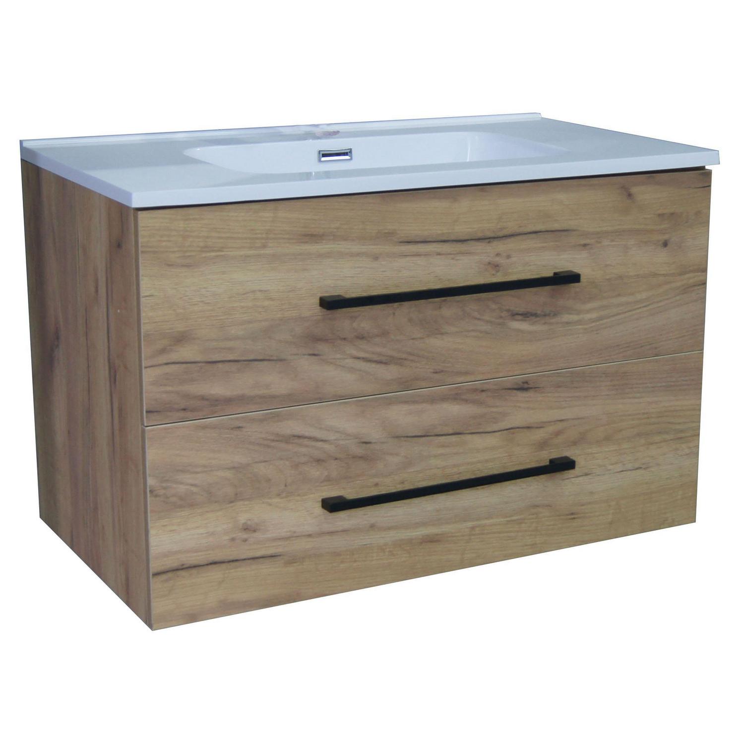 Mueble Baño Roble Claro 80x52x46 cm | Sodimac - Falabella