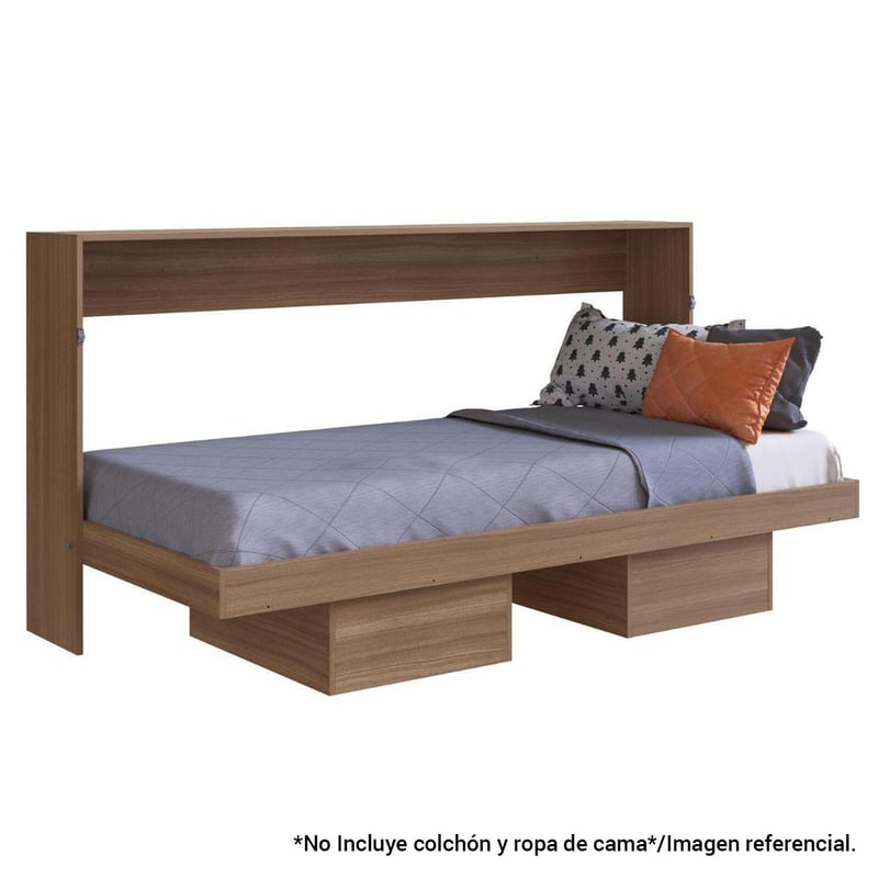 Cama plegable horizontal 1 plaza 98x196x44 cm | Sodimac - Falabella