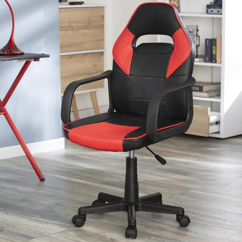 Silla Escritorio Gamer Rojo/negro | Sodimac - Falabella
