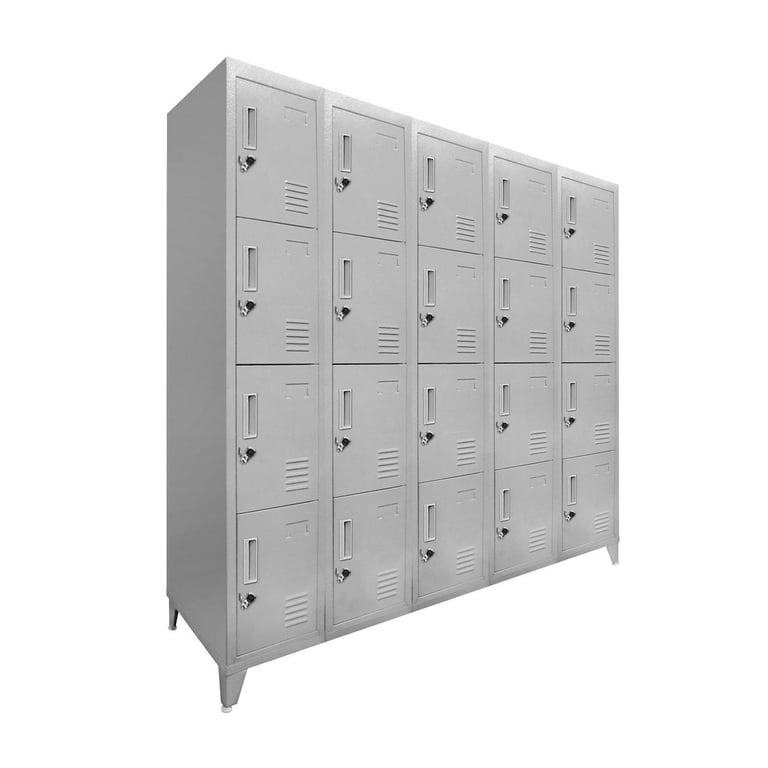 Locker 20 Puerta(s) 20 Cajon(es) 20 Repisa(s) 137xx45 cm Gris | Sodimac ...