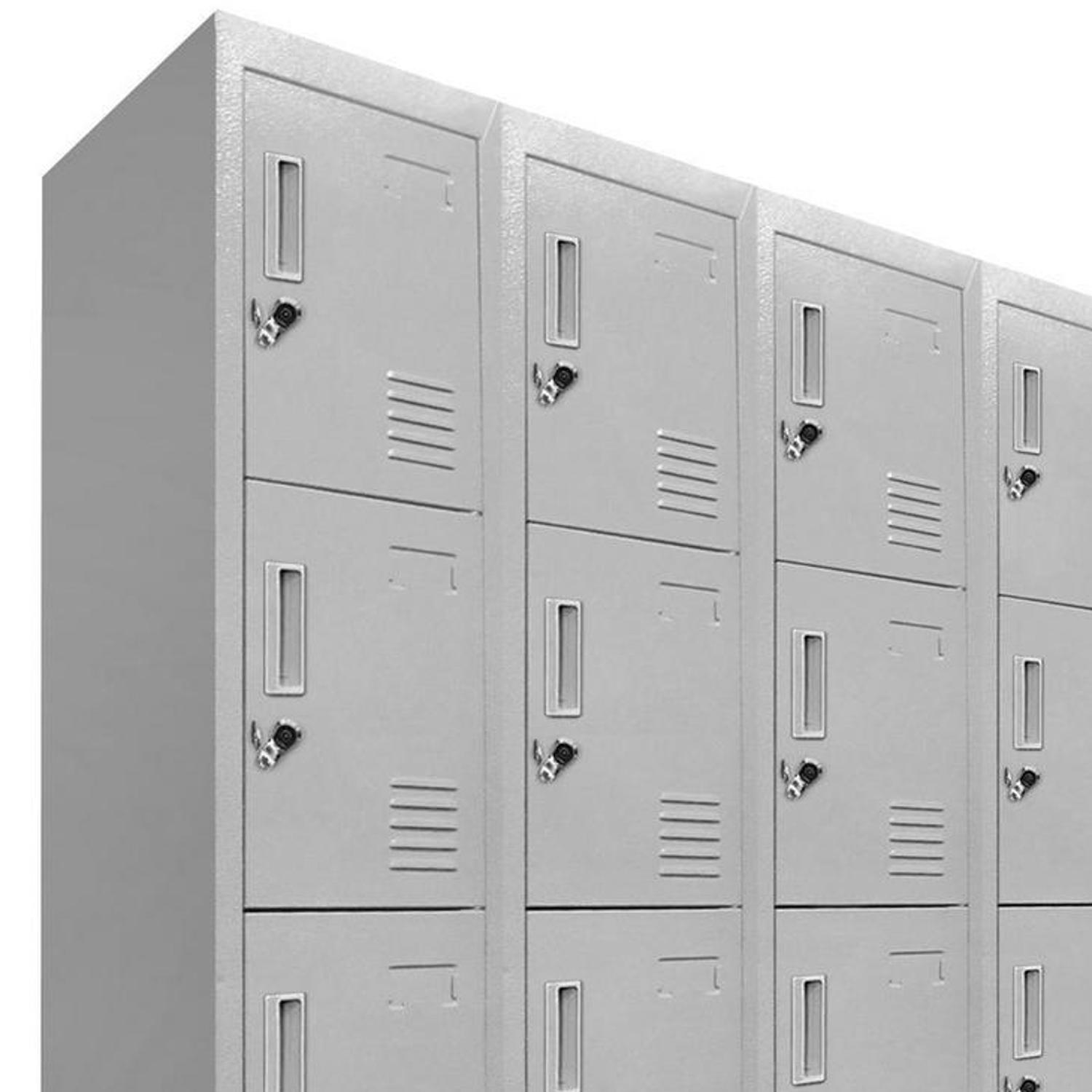 Locker 20 Puerta(s) 20 Cajon(es) 20 Repisa(s) 137xx45 cm Gris | Sodimac ...
