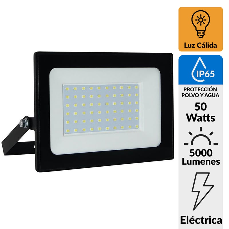 Reflector 50 W IP65 5000 lm Luz Cálida | Sodimac - Falabella