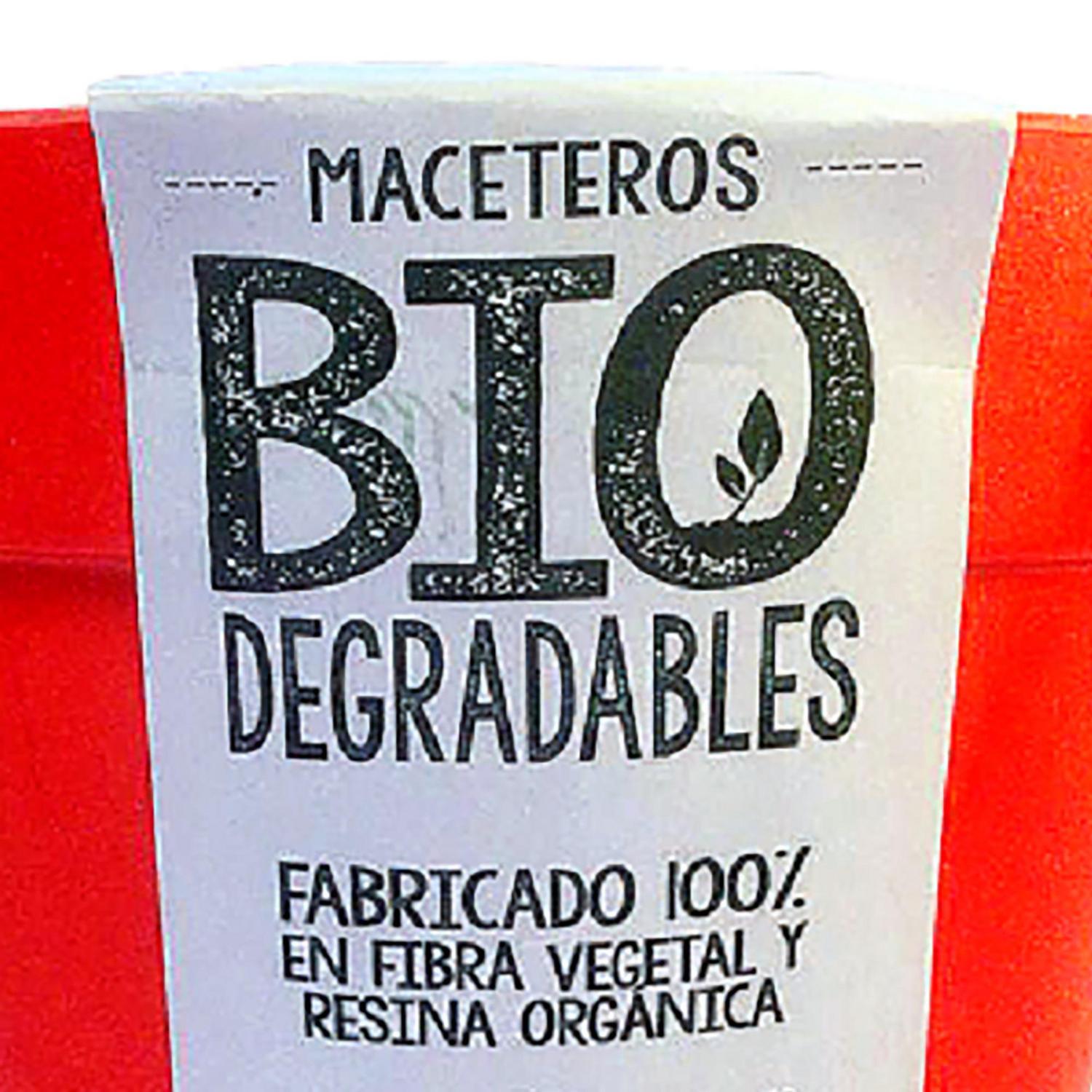Set de 2 Maceteros Biodegradables Redondo Rojo | Sodimac - Falabella