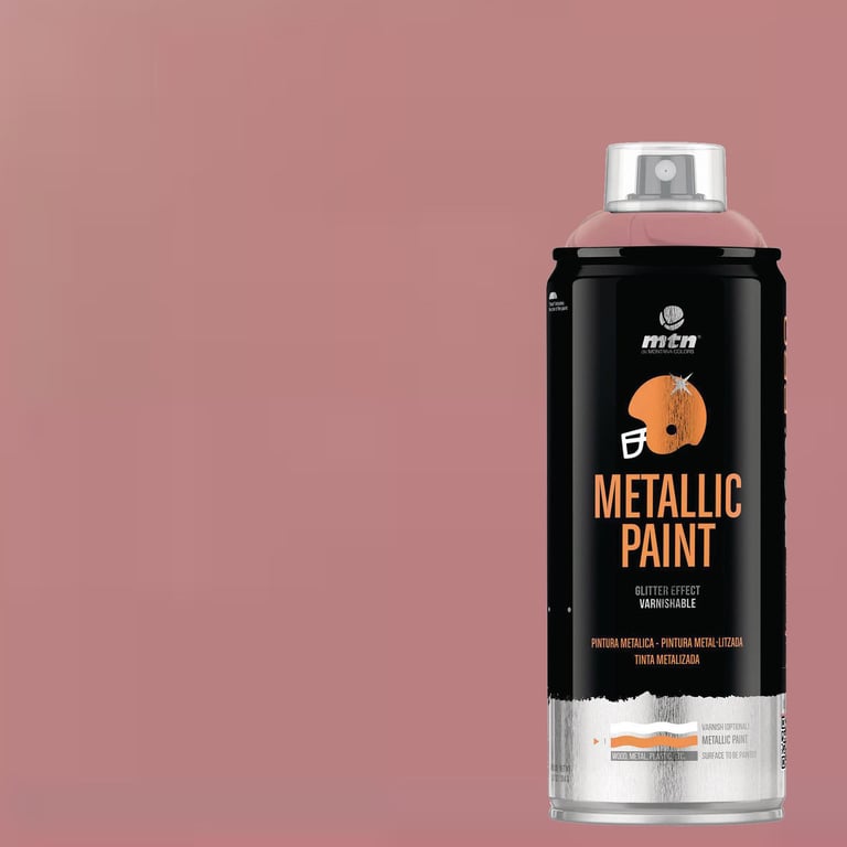 Pintura Metalizada en Spray Oro Rosa Metálico 400ml | Sodimac - Falabella