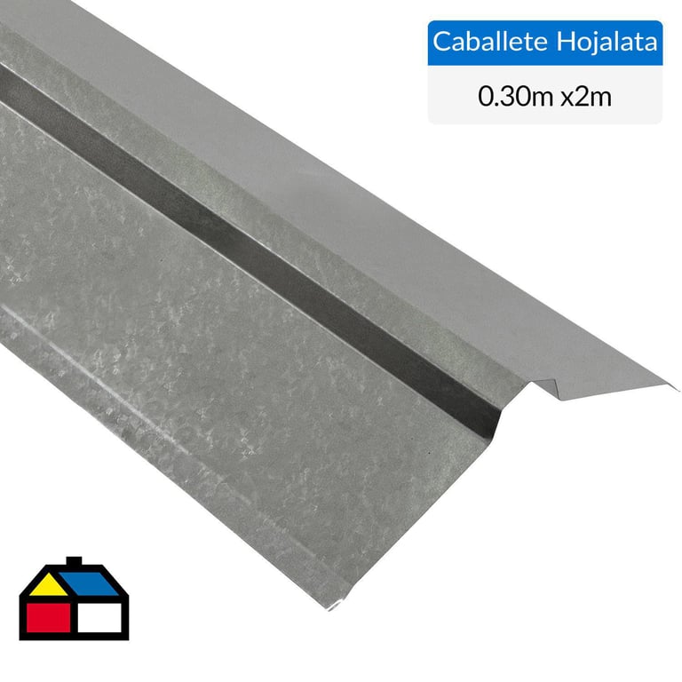 0.30x2 m Caballete Hojalata | Sodimac - Falabella