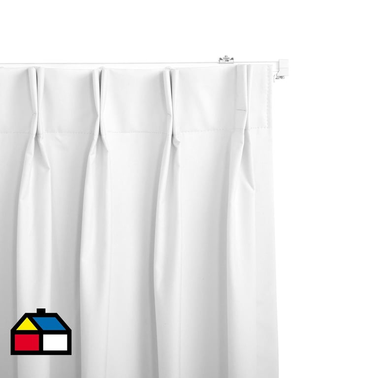 Cortina Tela Black Out Blanco Ancho 100 cma200 cm Alto 75 cma240 cm ...