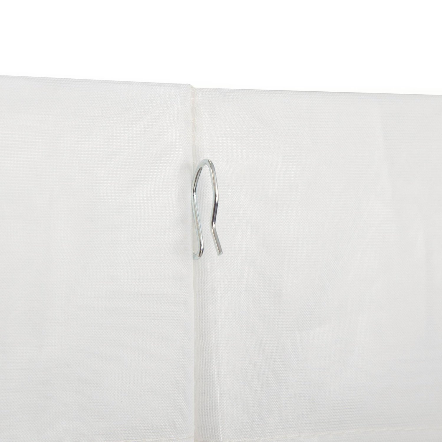Cortina Tela Italia Crudo Inst con Pinzas Riel en Ancho Entre 240X200 ...