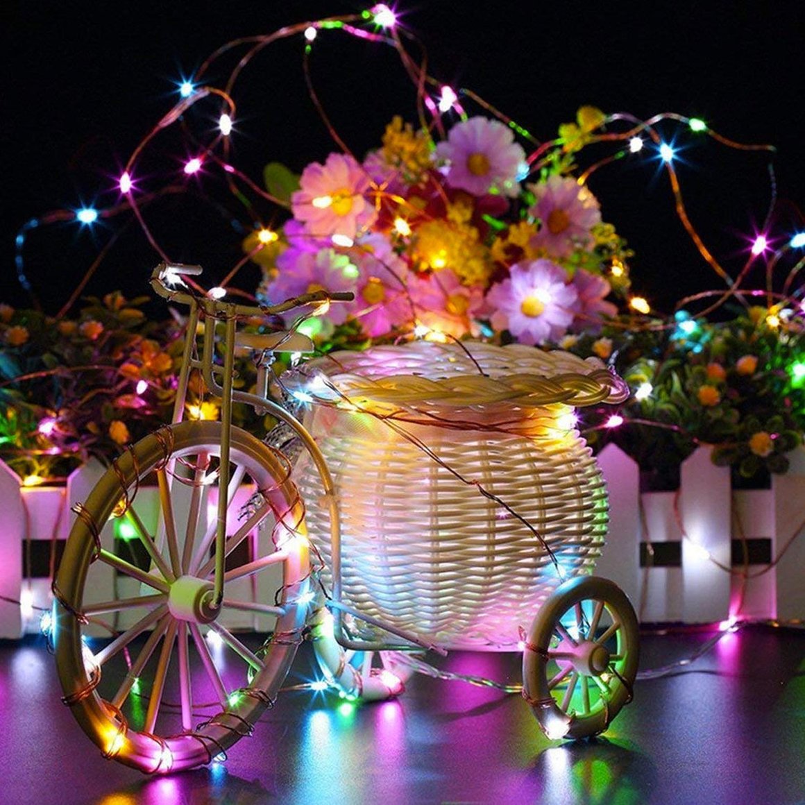 Guirnalda solar Luz Hada Led multicolor 10 metros | Sodimac - Falabella