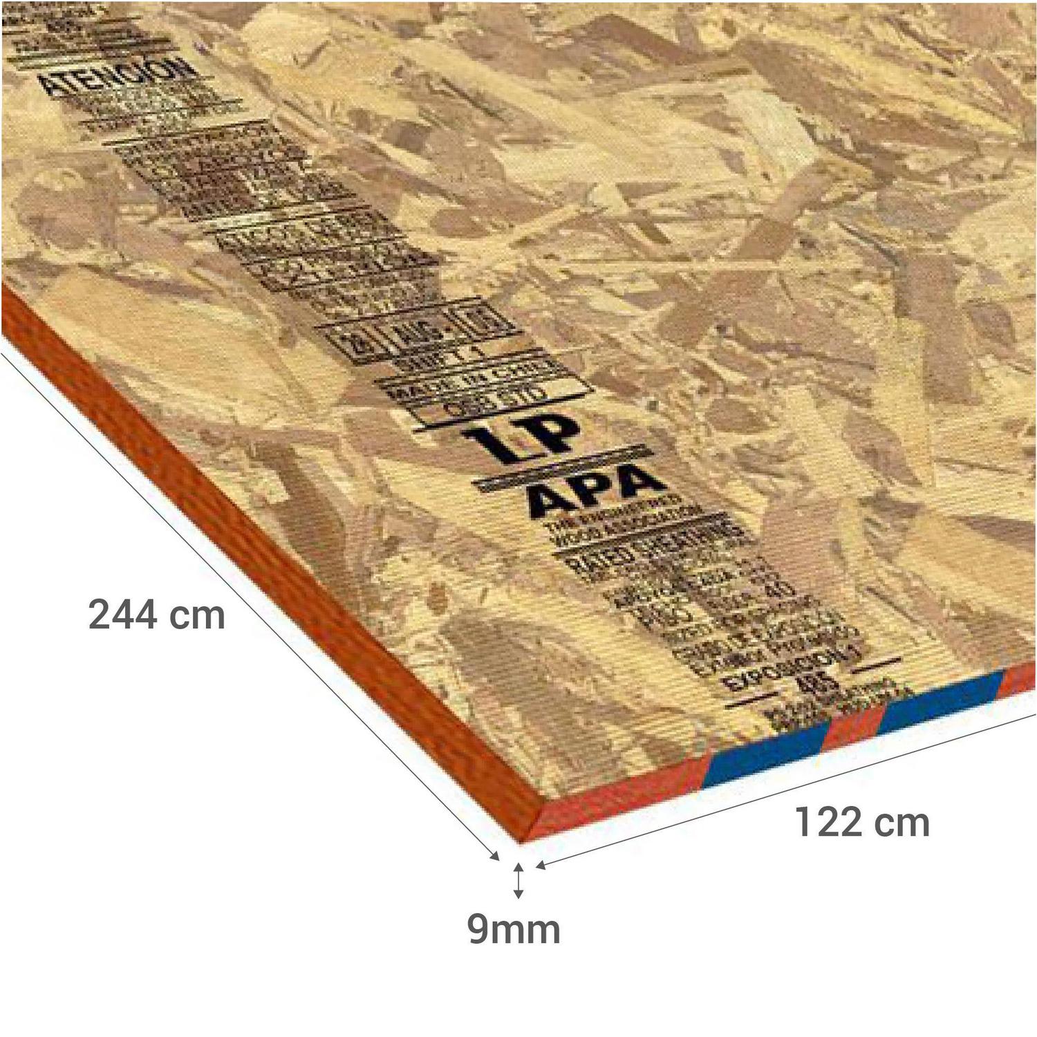 Tablero OSB 9.5 mm 122x244 cm | Sodimac - Falabella