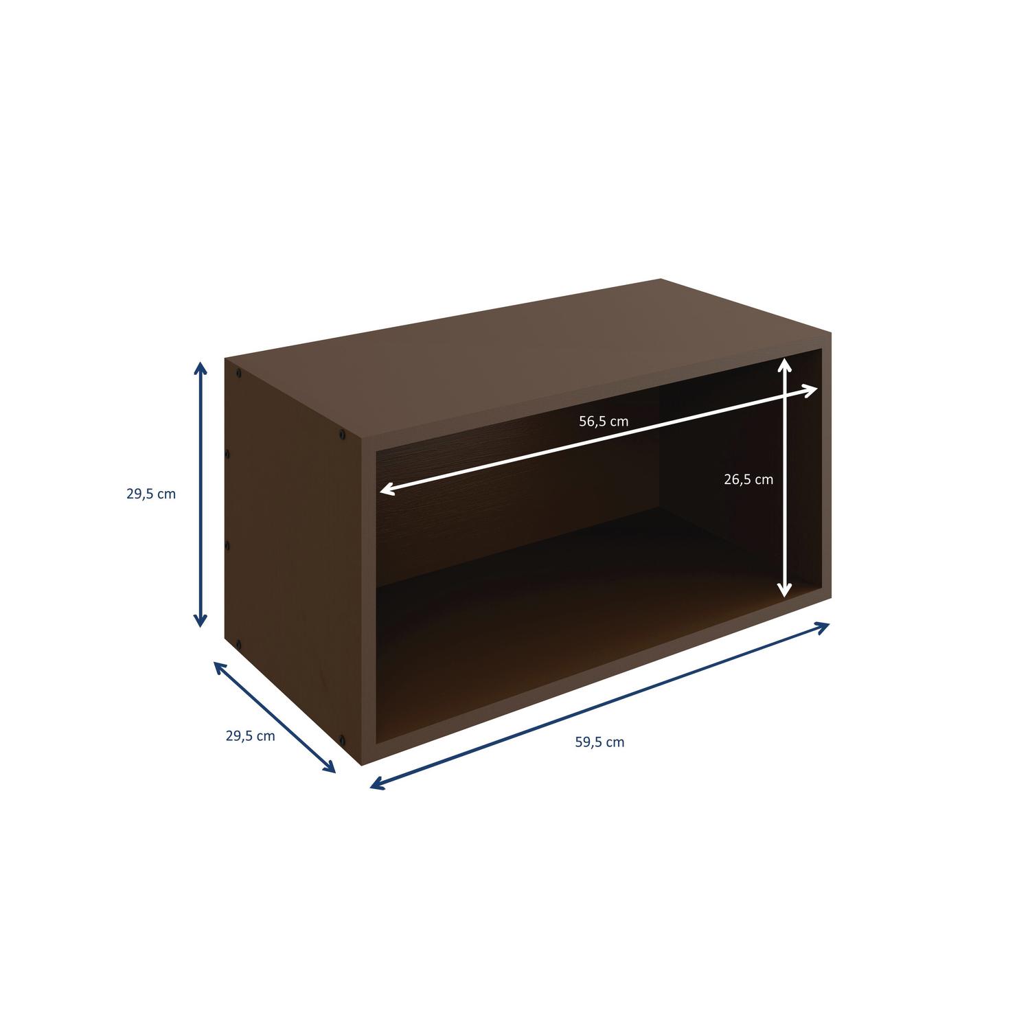 Repisa MDF 1 Nivel(es) 59.5x29.5x29.5 cm Óxido | Sodimac - Falabella