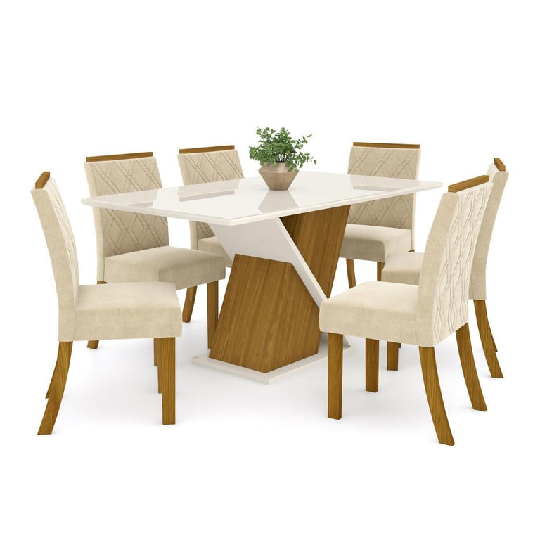 Comedor Solus 6 Sillas Mesa Rectangular 90x80x160 cm Natural | Sodimac ...