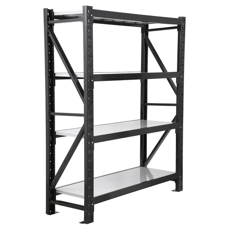 Estante Auto-P 4 Nivel(es) 150x180x50 cm Negro | Sodimac - Falabella