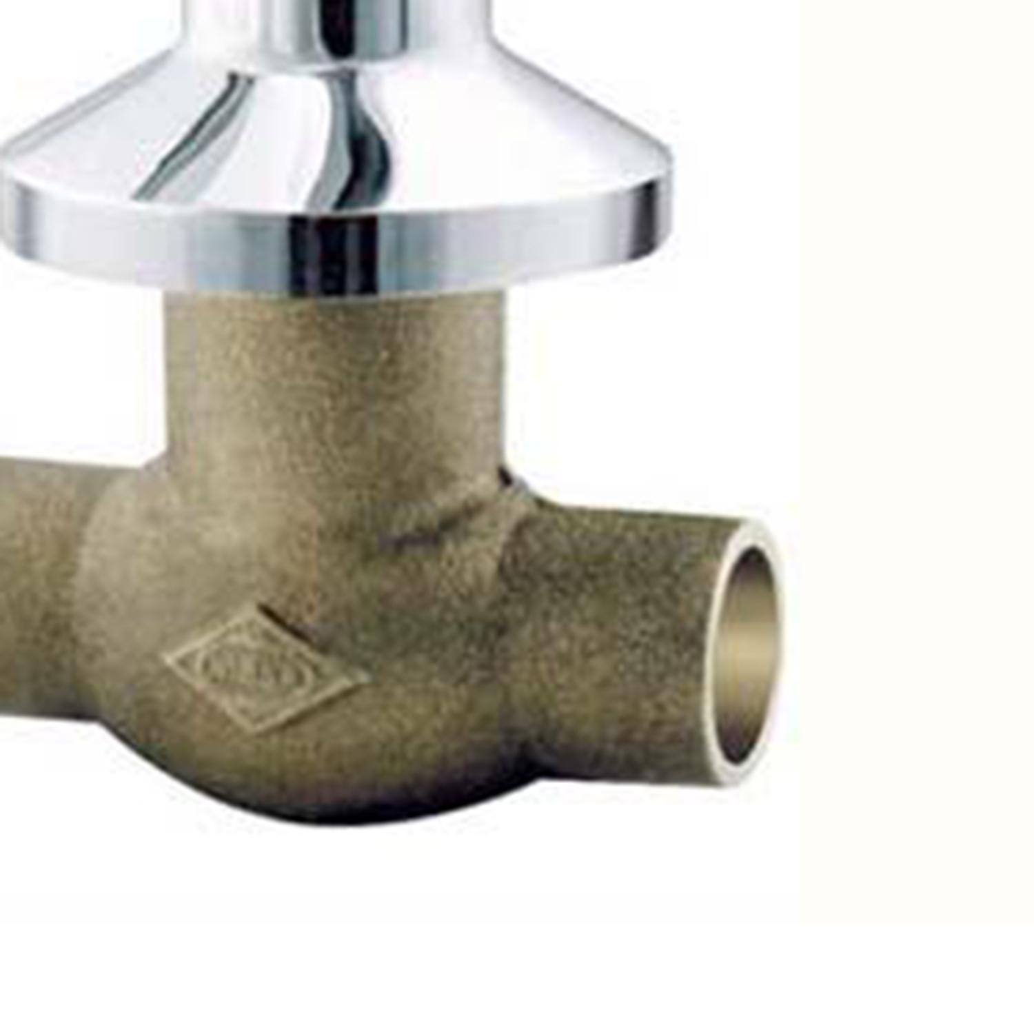Llave de paso 3/4" SO SO bronce | Sodimac Chile