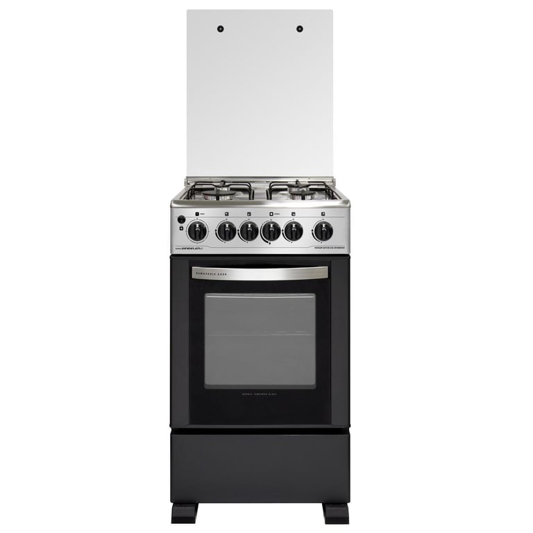Cocina a Gas 4 Platos Negro/Inox CH-5490NI | Sodimac Chile