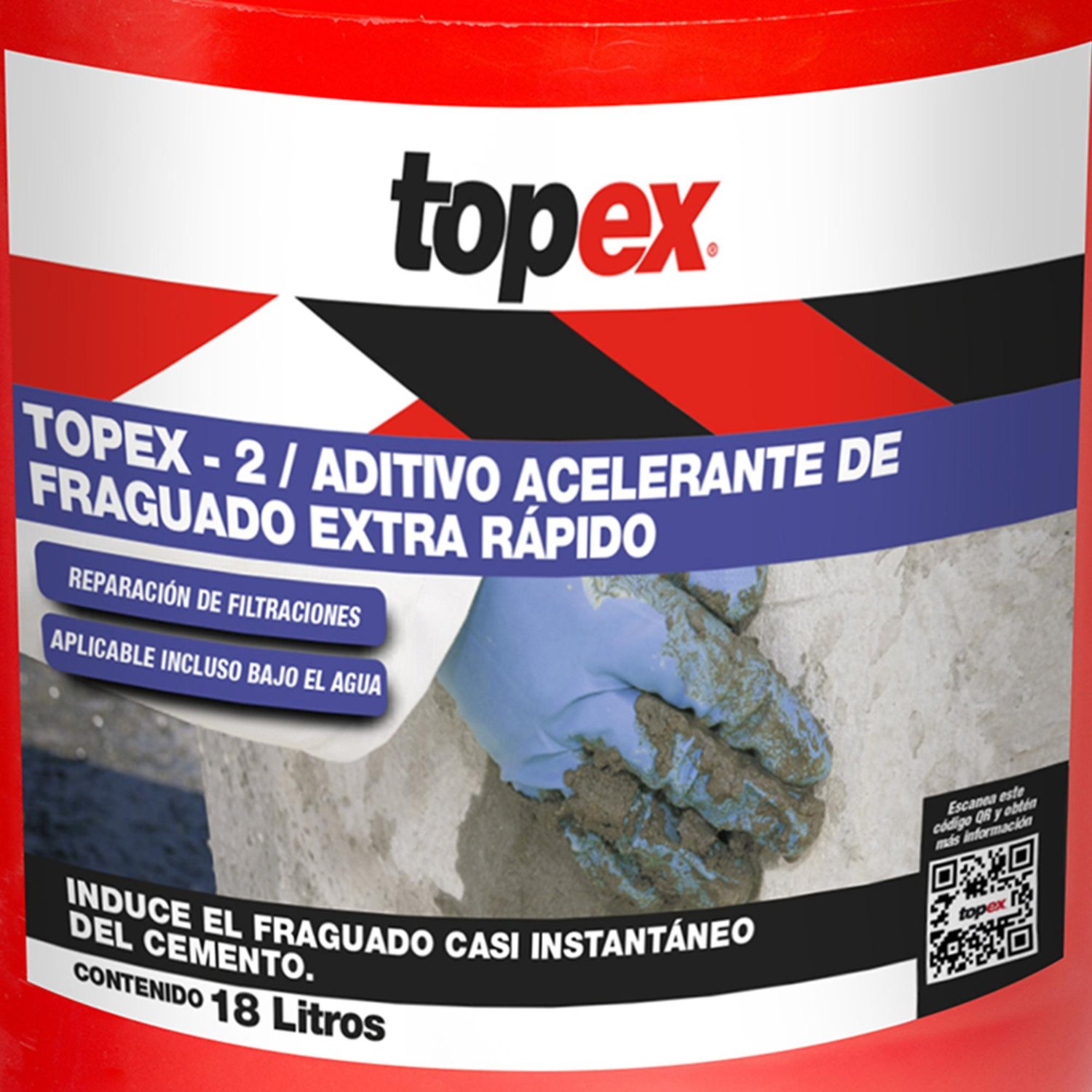 Tineta 18 litros acelerante de fraguado extra rápido | Sodimac Chile