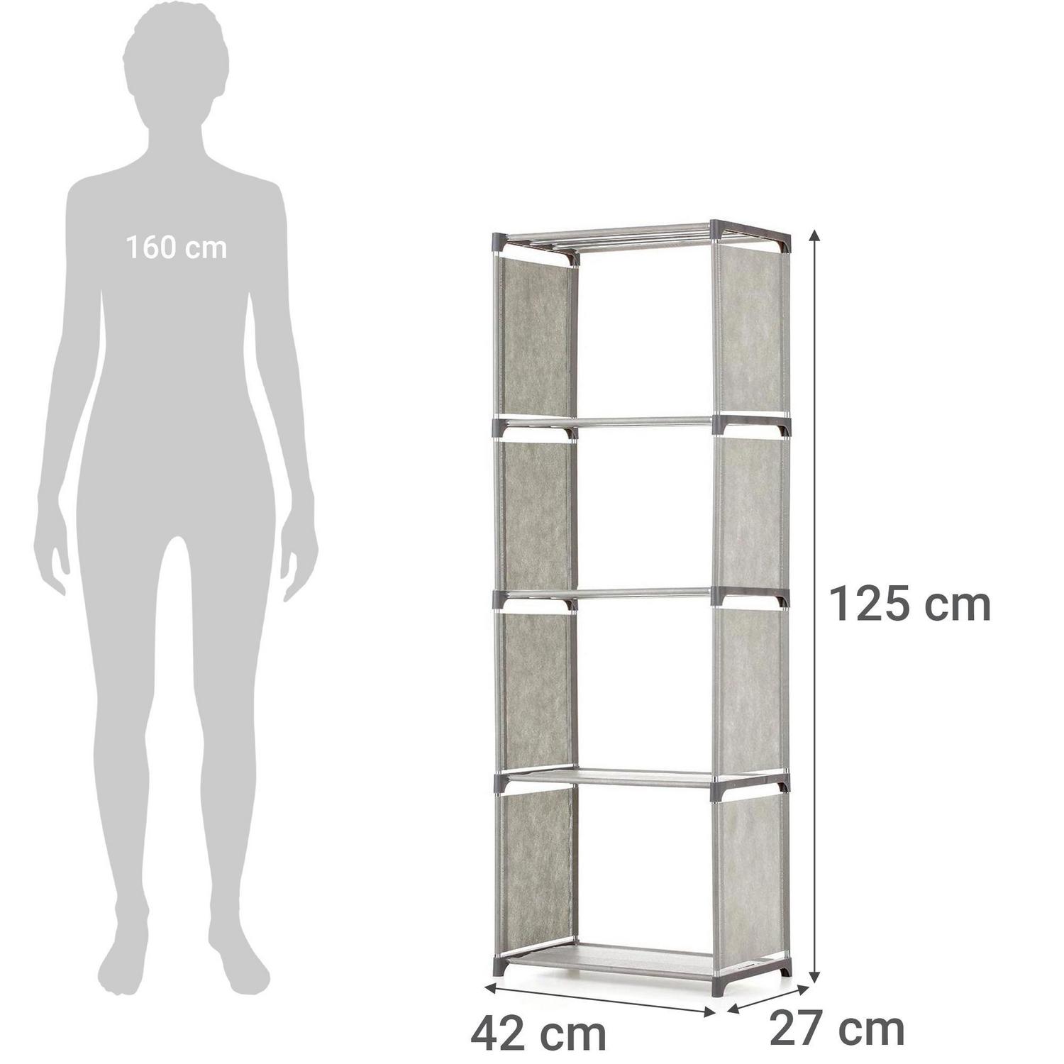 Estante Metal 4 Nivel(es) 42x125x27 cm Gris | Sodimac - Falabella