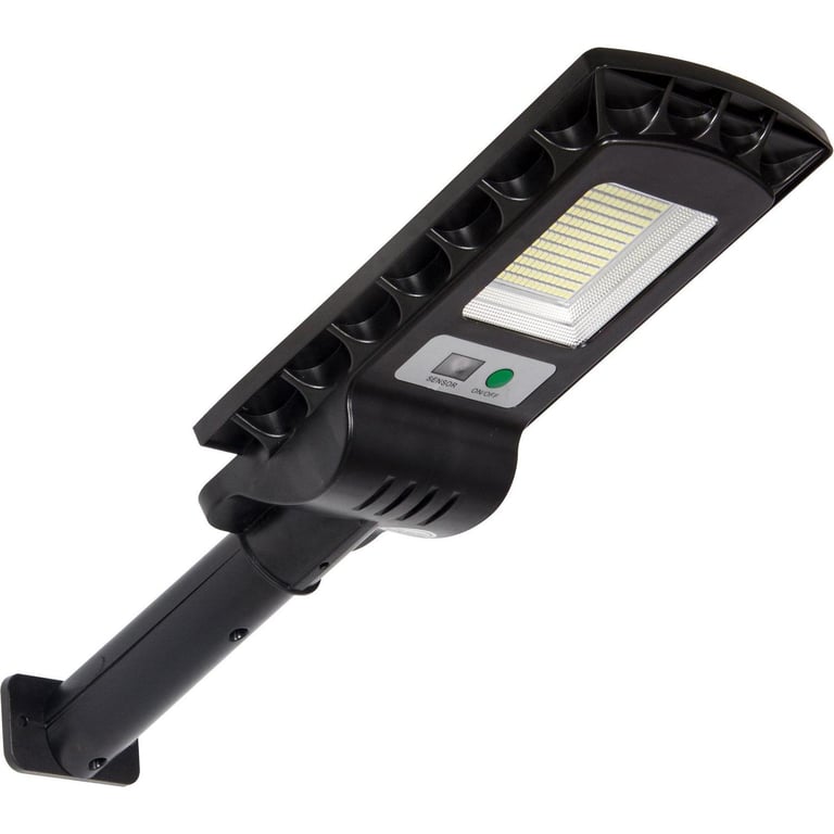 Luminaria solar con panel solar Integrado sensor movimiento 20W luz ...