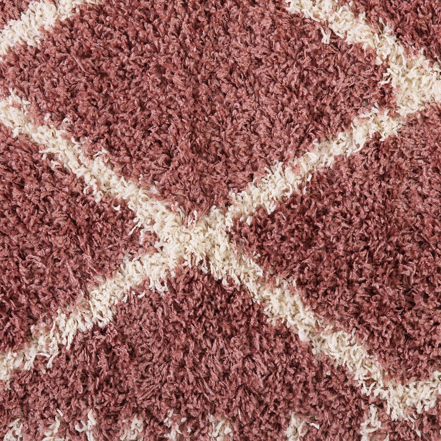 Alfombra shaggy design 133x190 cm 45 rosado | Sodimac - Falabella