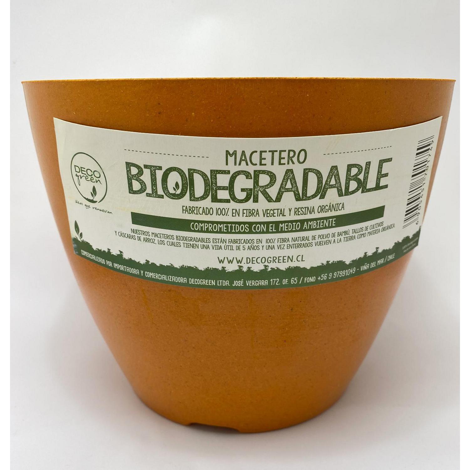 Set de 4 Maceteros Biodegradables Actual, 2 Negros y 2 Terracota ...