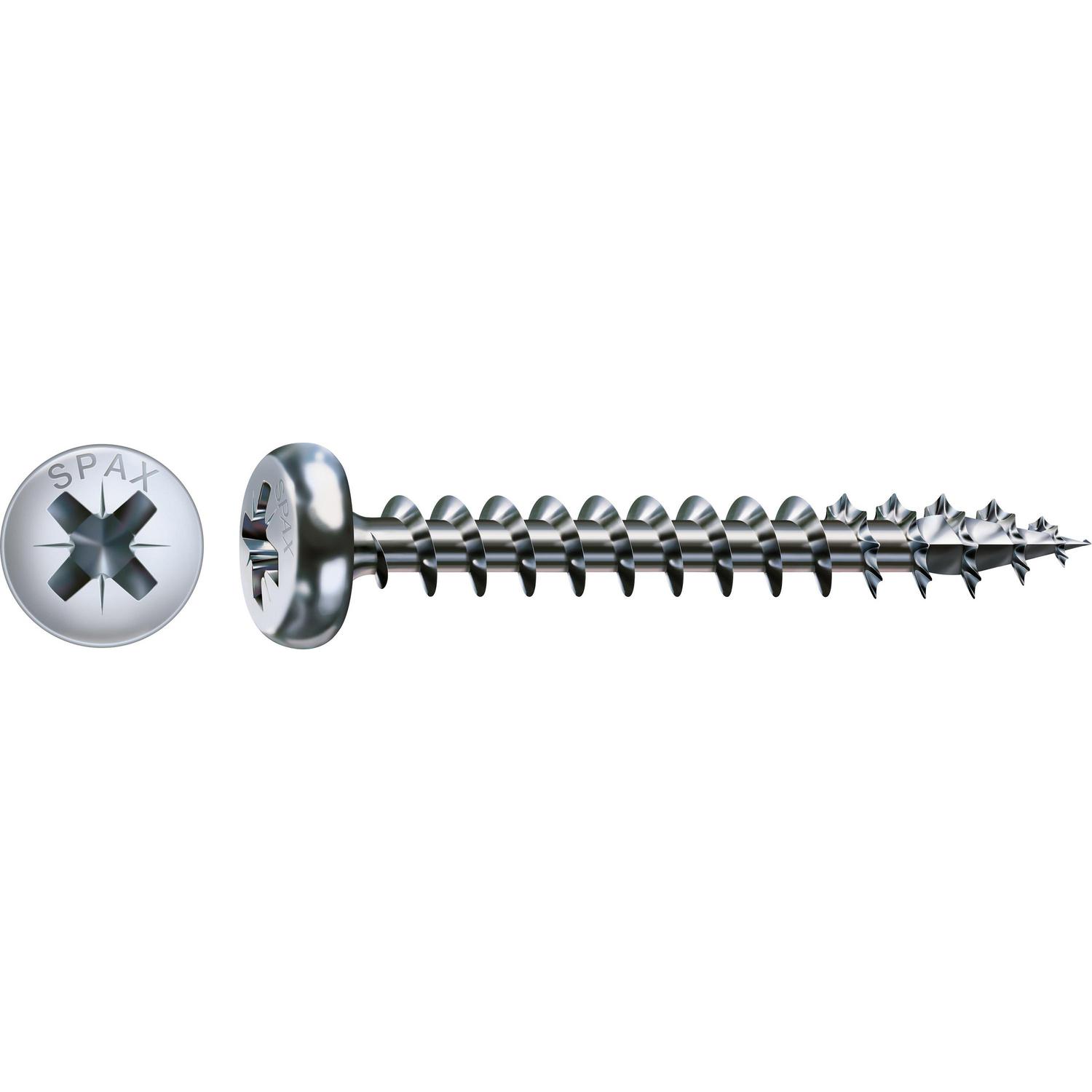 Tornillo spax cabeza redonda Pozidrive wirox 4x16 100Pz | Sodimac ...