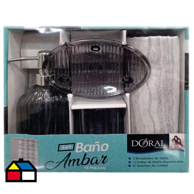 Set baño ambar gris | Sodimac - Falabella