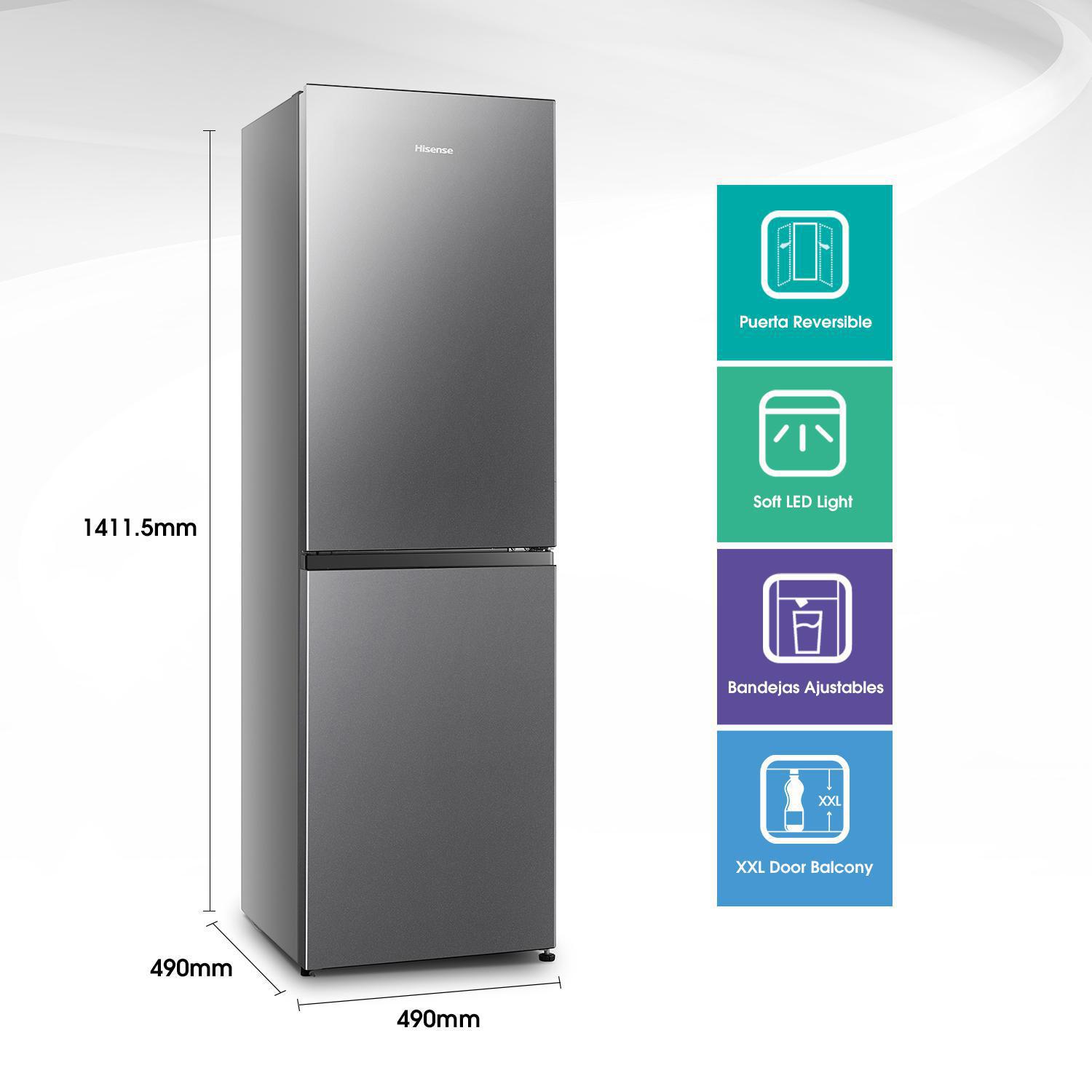 Refrigerador Bottom Freezer Frío Directo 165 Litros Gris RD-22DC | Sodimac - Falabella