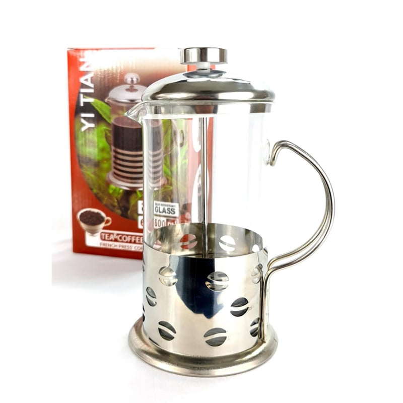 Tetera Cafetera Francesa Vidrio 600Ml - Cafe | Sodimac - Falabella