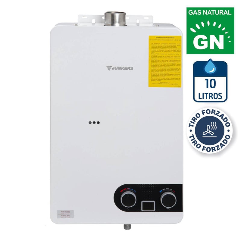 Calefont Gas Natural 10 Litros Tiro Forzado Microturbina | Sodimac ...